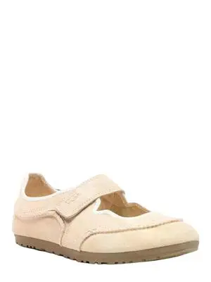 UGG Mary Jane Touch-strap Suede Flats - Neutrals