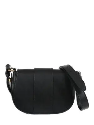 Il Bisonte Consuelo Tassel Detail Ring Embellished Crossbody Bag - Black
