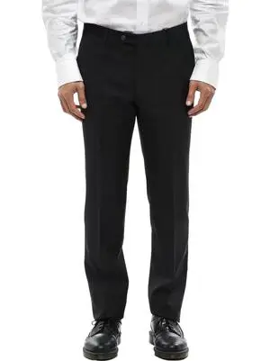 Corneliani Pressed Crease Trousers - Black