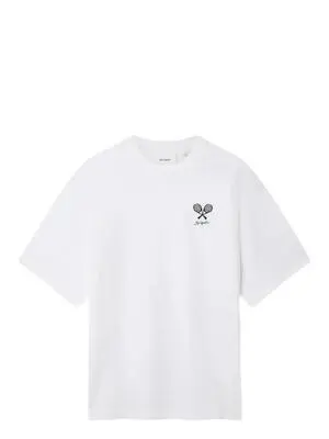 Axel Arigato Ace Logo-embroidered T-shirt - White