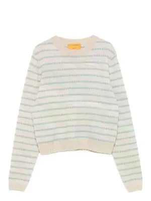 Guest In Residence Pebble Stripe Sweater - Neutrals