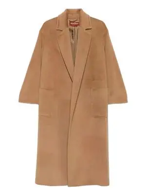 Max Mara Belted Notch-lapel Coat - Neutrals