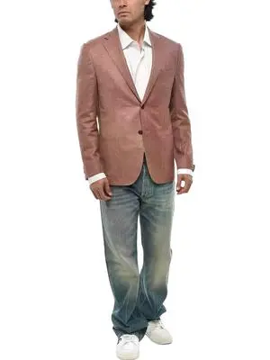 Corneliani Gate Patch-pocket Blazer - Pink