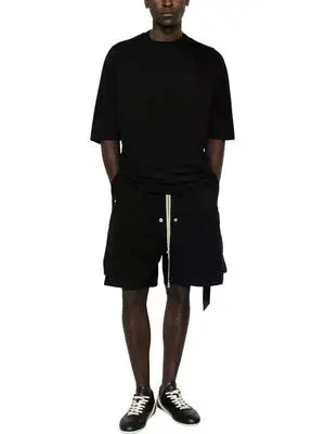 Rick Owens Drawstring Waist Cargo Shorts - Black