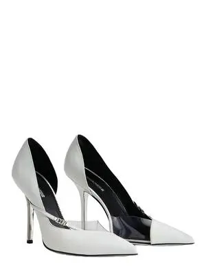 Dsquared2 100mm Icon Clubbing Heeled Pumps - White