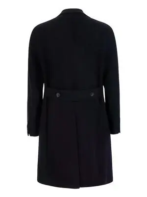 Tagliatore Double-breasted Peaked-lapel Coat - Blue