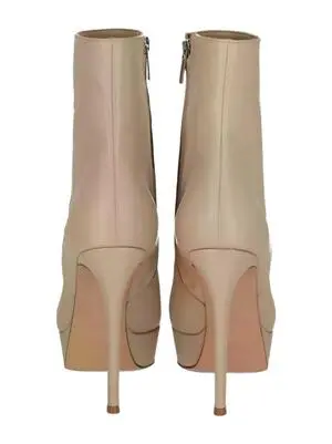 GIANVITO ROSSI Platform Ankle Boots - Neutrals