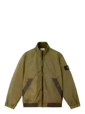 Stone Island 4100111 Crinkle Reps Nylon Jacket - Green