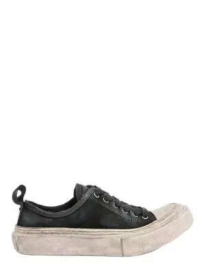 ANN DEMEULEMEESTER Halli Leather Sneakers - Black