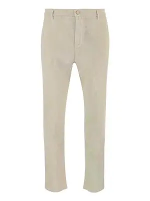 Jacob Cohen Corduroy Effect Trousers - Neutrals