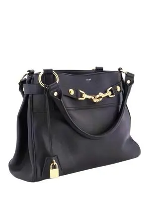 Celine Annabel Leather Small Shoulder Bag - Black