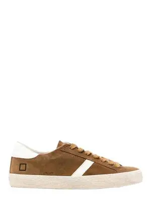D.a.t.e. Suede Logo Detail Sneakers - Brown
