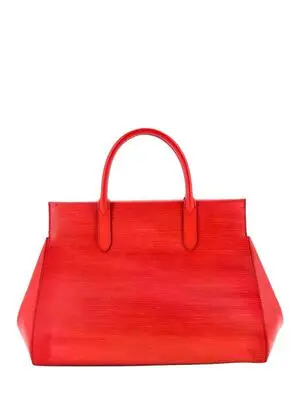 LOUIS VUITTON Louis Vuitton Epi Leather Satchel Handbag Red
