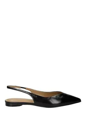 BOSS Leather Slingback Pumps - Black