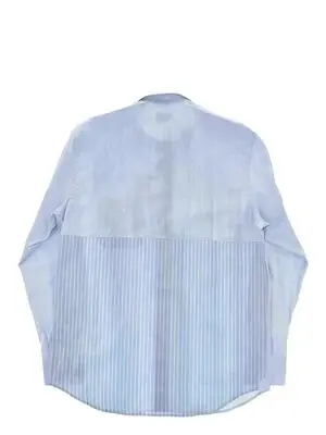 Corneliani Striped Chest-pocket Shirt - Blue