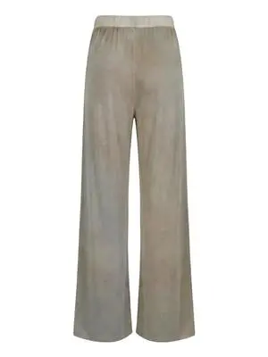 AVANT TOI Avant Toi Taupe Beige Faded Effect Jersey Palazzo Pants