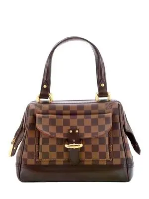 LOUIS VUITTON Louis Vuitton Knightsbridge Damier Satchel Brown