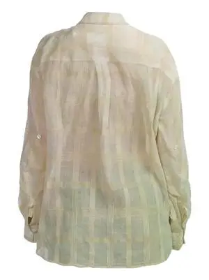 CISSA The Mr Big" Checked Shirt - Neutrals