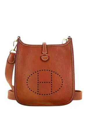Hermès Evelyne Tpm Bag Barenia Faubourg Crossbody Bag - Brown