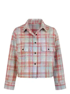 ASKK NY ASKK NY Crosby Plaid Check Shirt Orange