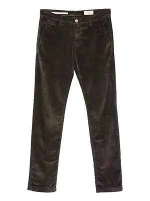 Jacob Cohen Corduroy Belt Loops Trousers - Brown