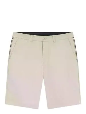 BOSS Logo Patch Side Stripe Shorts - Neutrals