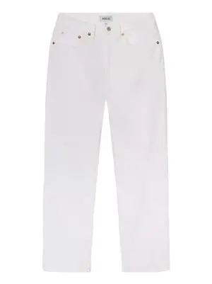 AGOLDE Lana Straight-leg Jeans - White