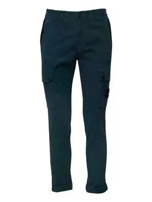 Stone Island 3100034 Stretch Organic Cotton Cargo Pants - Green