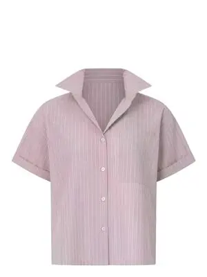 ARLO MOTT Arlo Mott Clark Pinstriped Short Sleeve Shirt