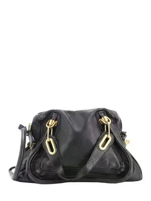 Chloé Paraty Leather Satchel - Black