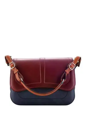 Hermès Harnass Epsom And Tadelakt Shoulder Bag - Blue