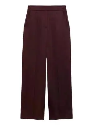 Simkhai Kyra High-waisted Wide-leg Trousers - Red
