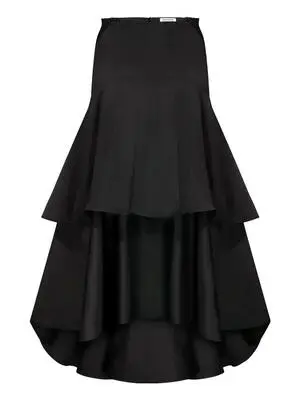 Anna October Tiered Maxi Skirt - Black