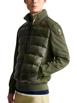 PARAJUMPERS Matty Quilted Hybrid Jacket - Green