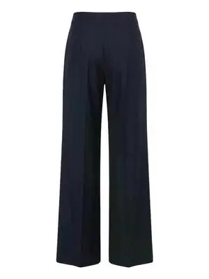 SA SU PHI Tuxedo Pressed-crease Wool Trousers - Blue
