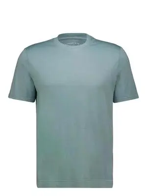 Fedeli Knitted Cotton T-shirt - Green