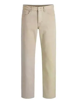 JUDE DENIM Slim-fit Straight Leg Jeans - Neutrals