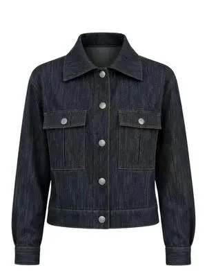 Eleventy Button-up Denim Jacket - Blue