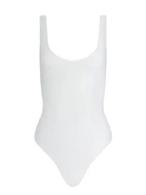 L'Agence Kalea Scoop-neck Bodysuit - White