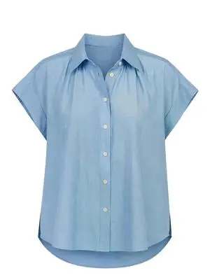 SECULAR.LAB Trinity Short-sleeve Shirt - Blue