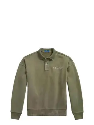 Polo Ralph Lauren Polo Ralph Lauren Relaxed Fit Cotton Blend Collared Sweatshirt Green