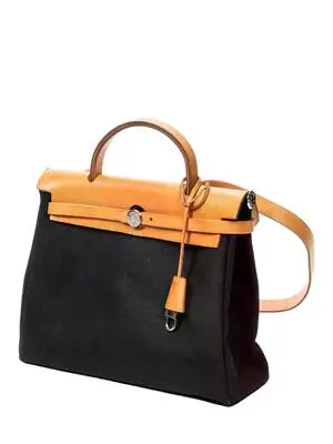 Hermès Herbag Handbag - Black