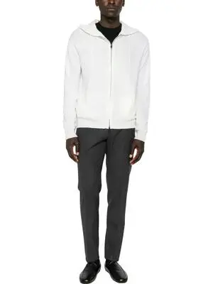 LISA YANG Lisa Yang Emerson Zip-Fastening Hoodie Neutrals