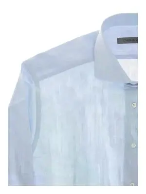 Corneliani French-collar Cotton Shirt - Blue