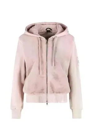 Moose Knuckles Bunny Faux-fur Hoodie - Pink
