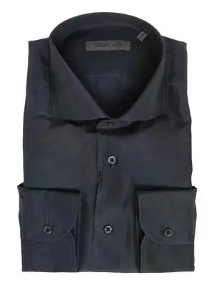 Corneliani Long-sleeve Silk Shirt - Blue