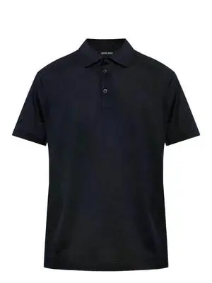 Giorgio Armani Short-sleeve Polo Shirt - Blue