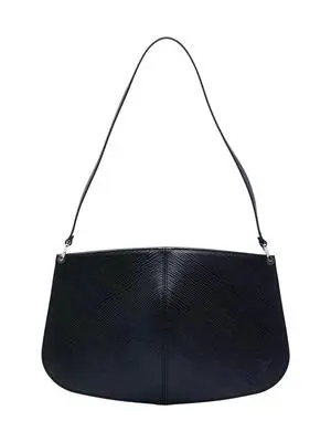 LOUIS VUITTON Epi Demi Lune Pochette Shoulder Bag - Black