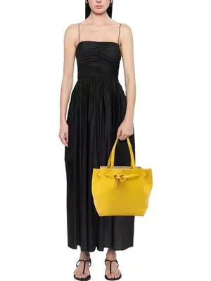 Celine 2014 Small Grained Calfskin Phantom Cabas Tote Bag - Yellow