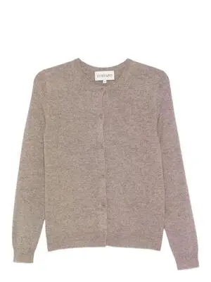 Eric Bompard Crew Neck Cardigan - Neutrals